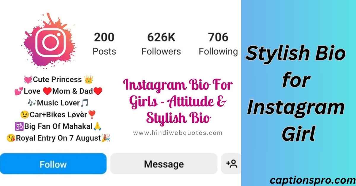 1250+ Best Instagram Bio For Girls In Stylish Font 2025 (Copy & Paste)