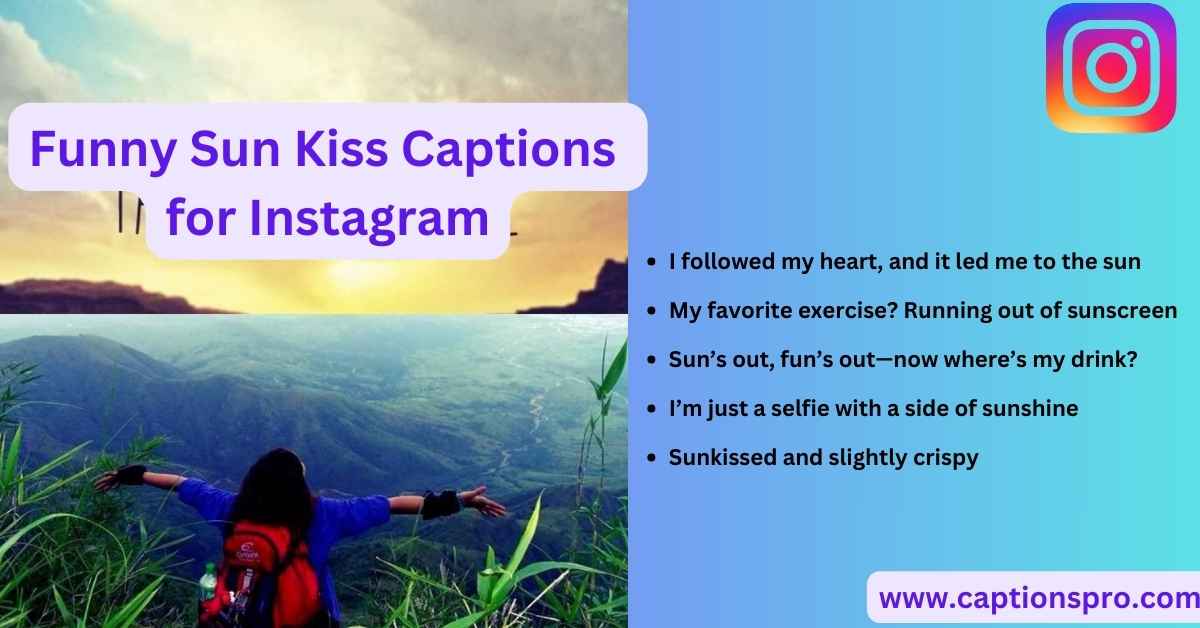 375+ Best Sun Kissed Captions for Instagram - Captions Pro