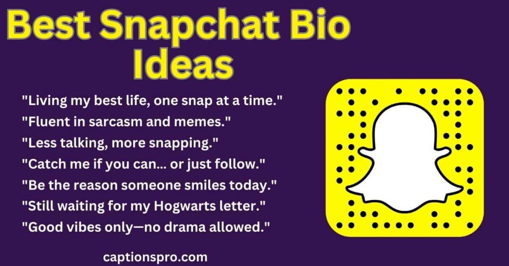 Cool Snapchat Bio Ideas: To Capture Attention in 2025 - Captions Pro