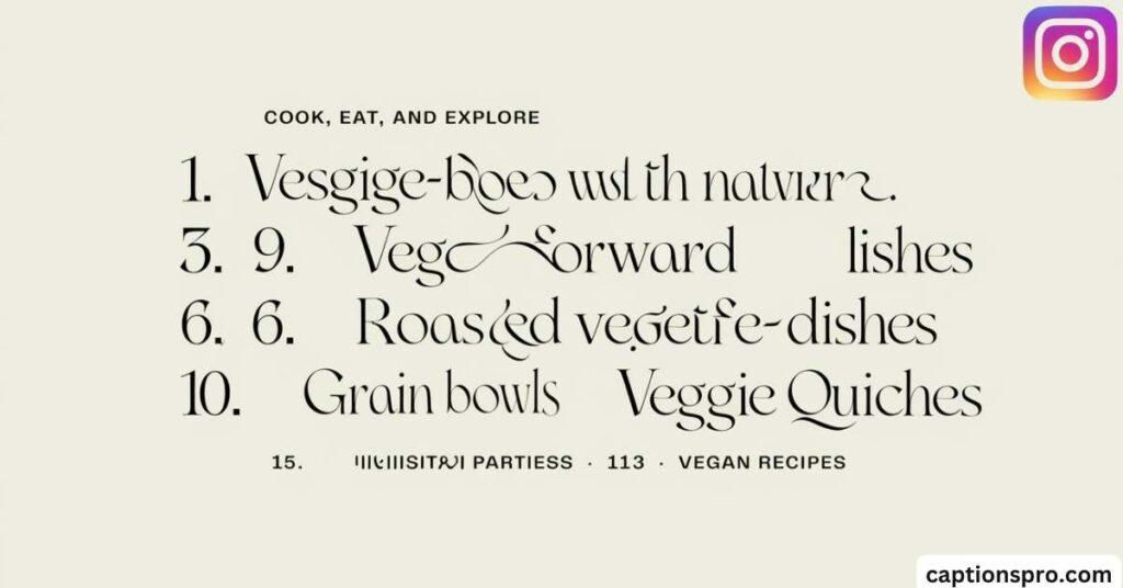 300+ Best Cooking Bio For Instagram 2025 - Captions Pro