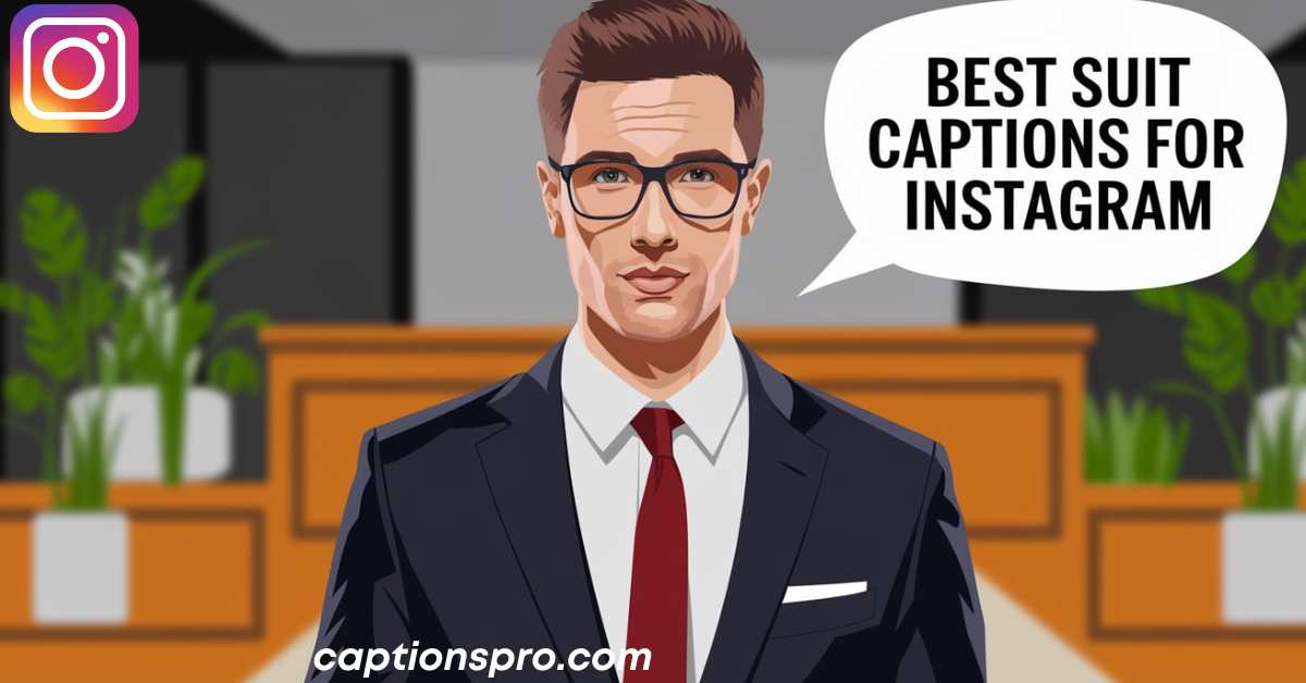630+ Best Suit Captions For Instagram 2025 - Captions Pro